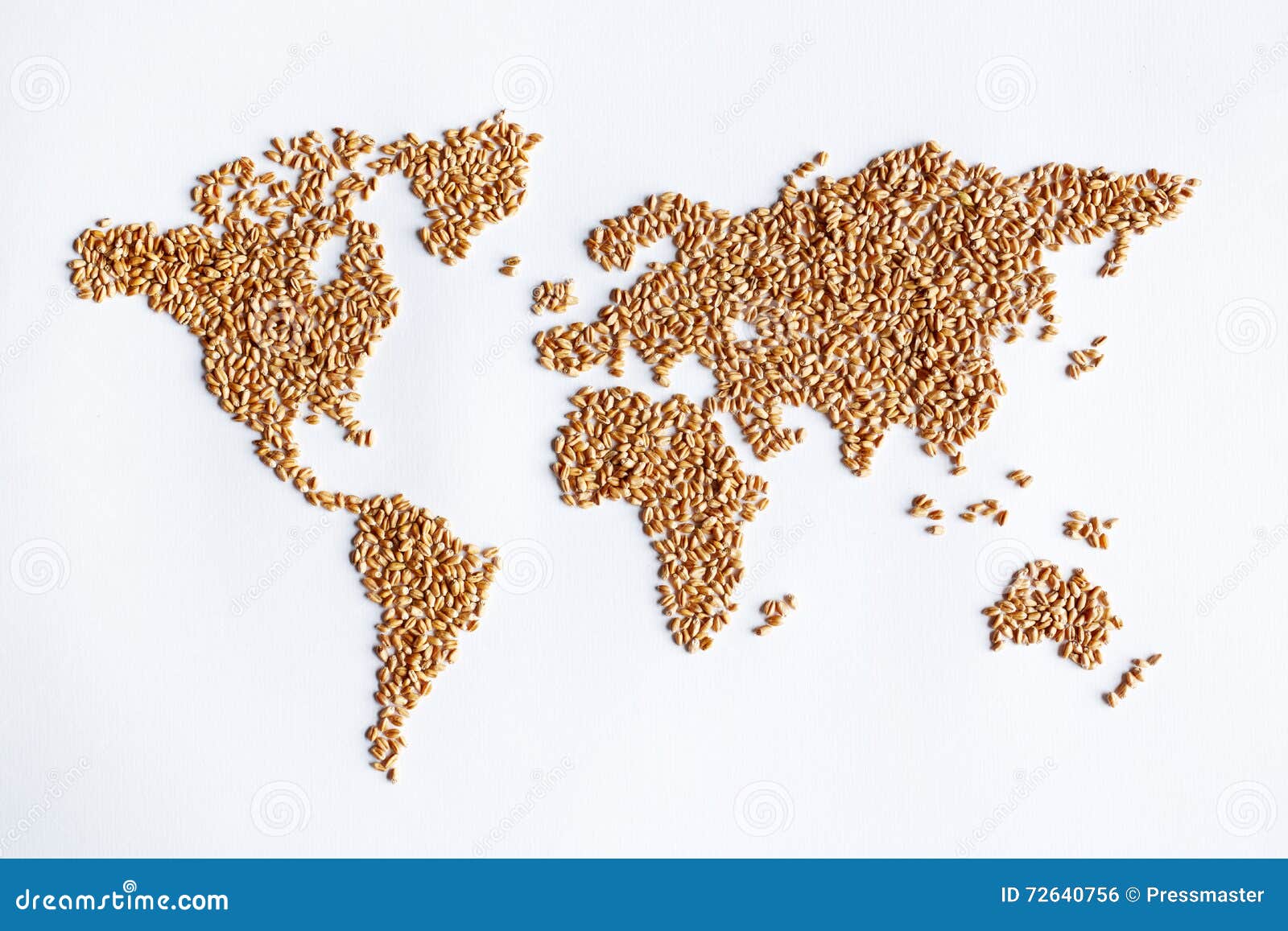 Grain continent stock photo. Image of continent, nutrient - 72640756