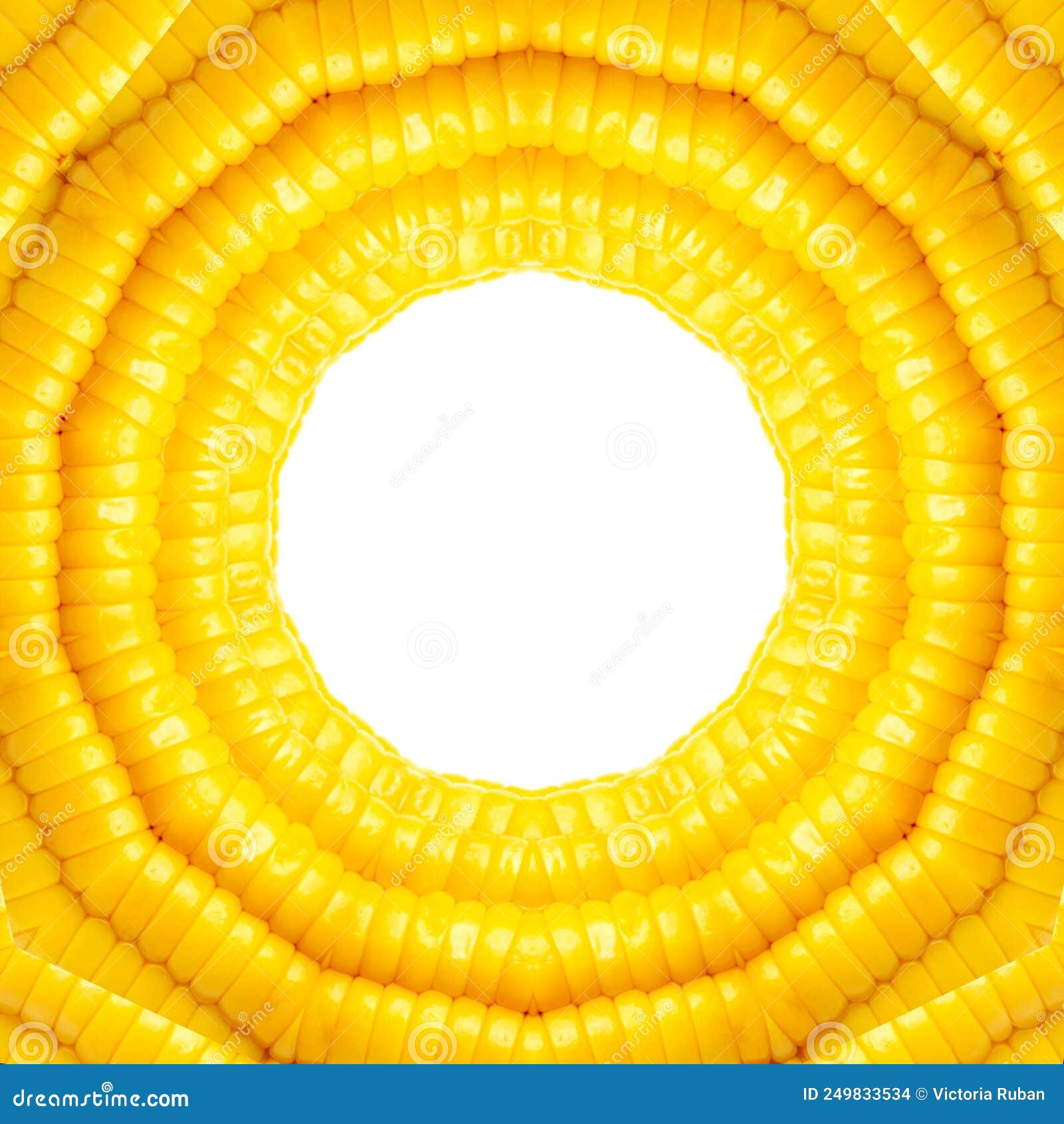 A grain corn circle frame stock illustration. Illustration of grain ...
