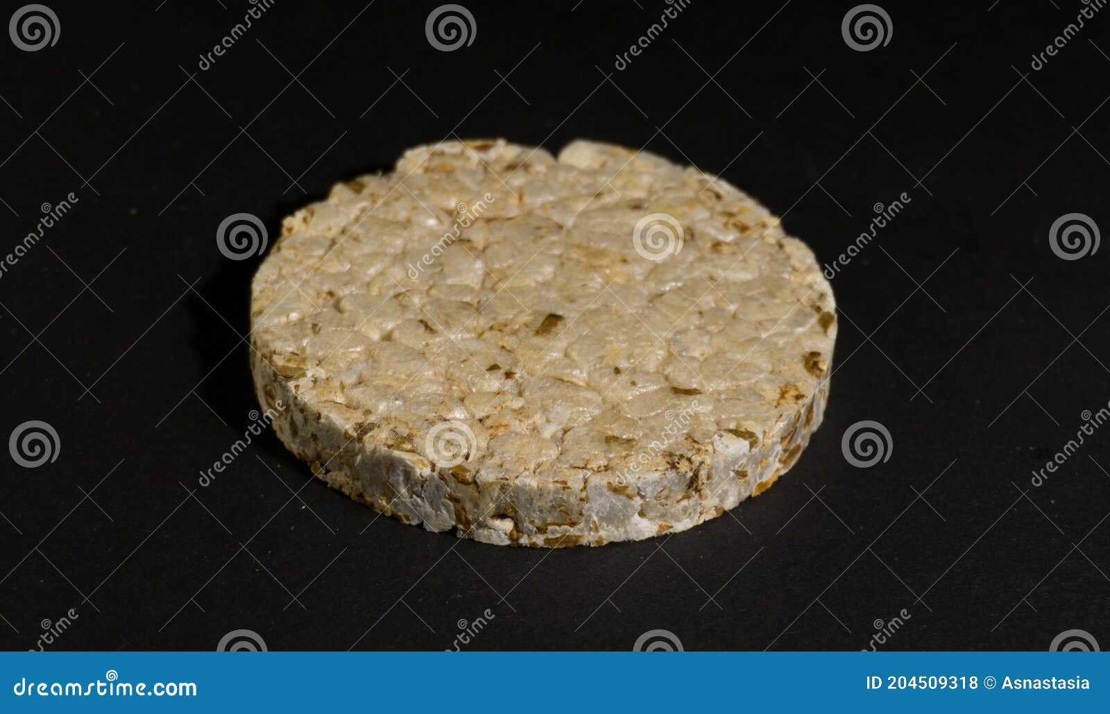 Grain Crispbreads Crispy Rice and Diet Bread. Stack of Puffed Whole ...