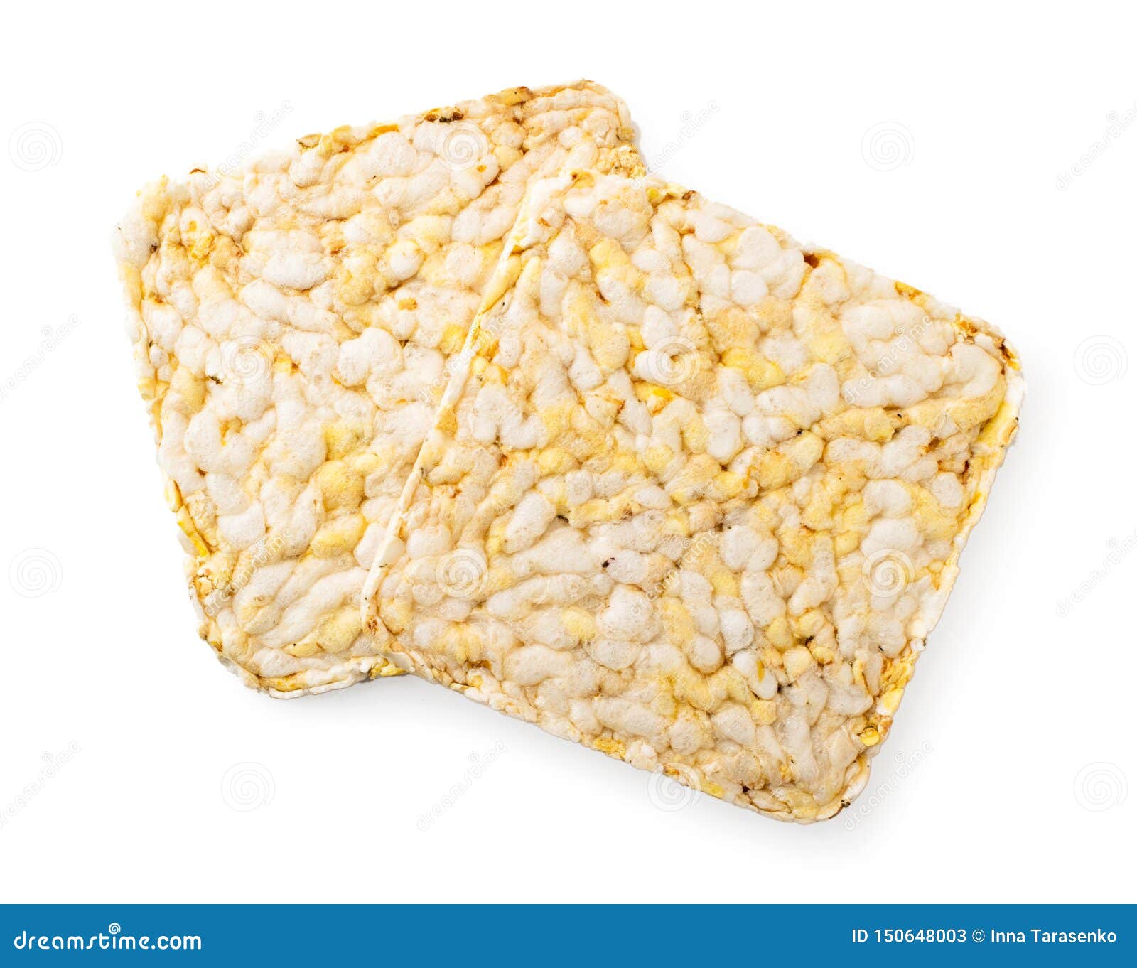 Grain Crispbreads Crispy Rice And Diet Bread. Stack Of Puffed Whole ...