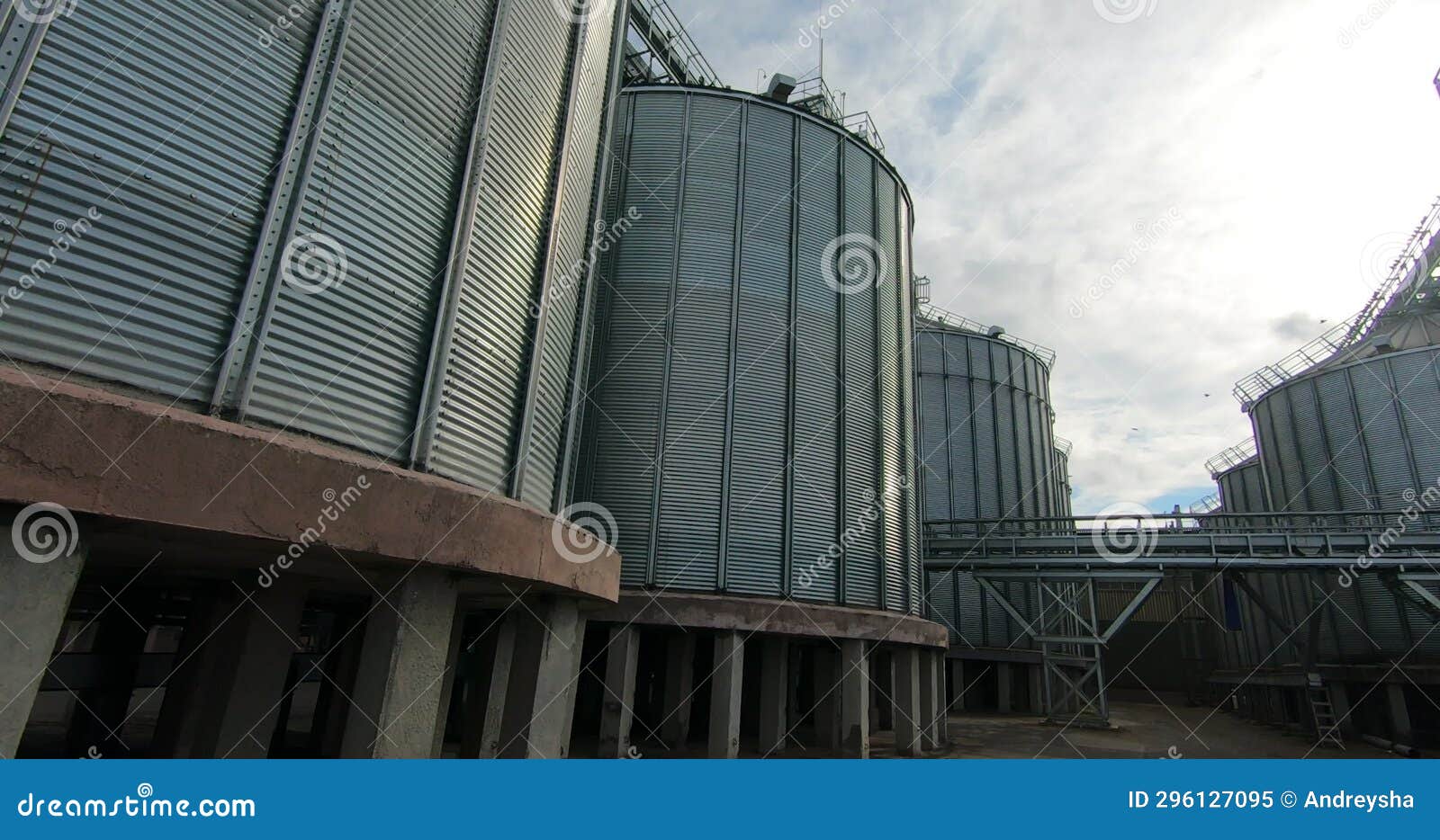 Grain Dryer Containers. a Plant for Processing and Harvesting Animal ...