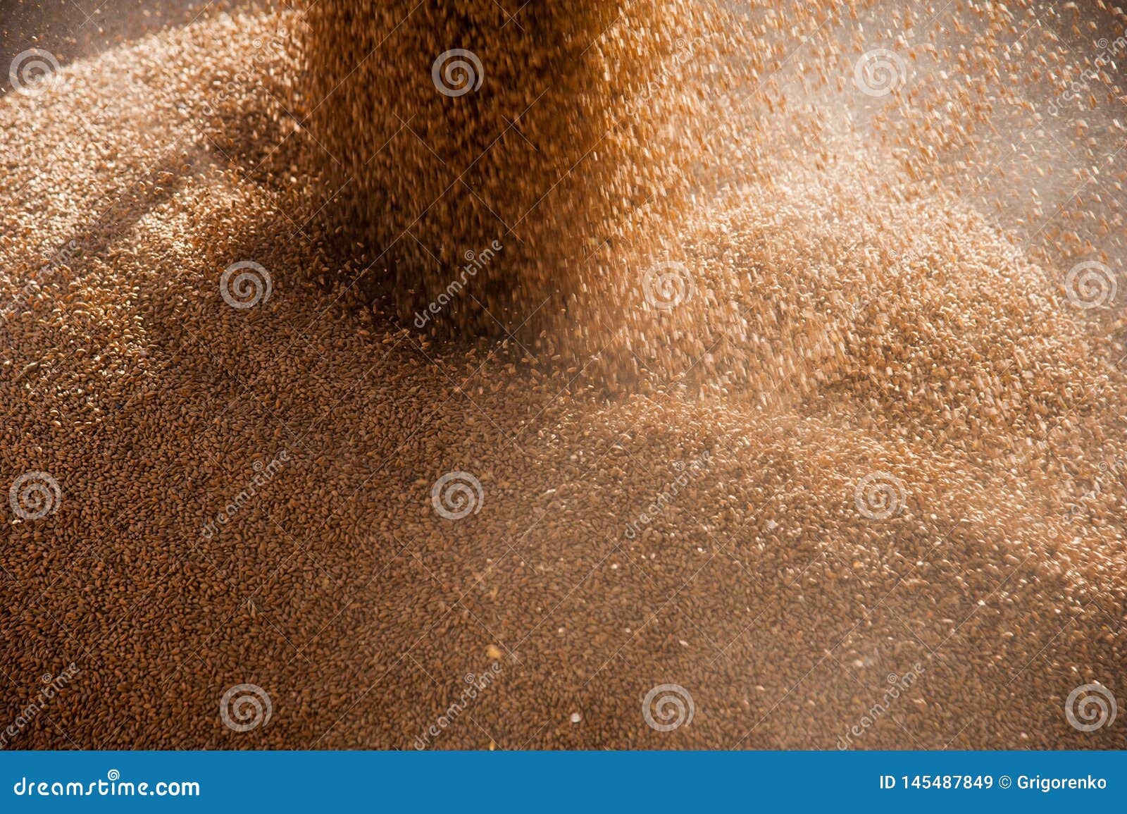 Grain Elevator. Storage and Loading of Grain Stock Image - Image of ...
