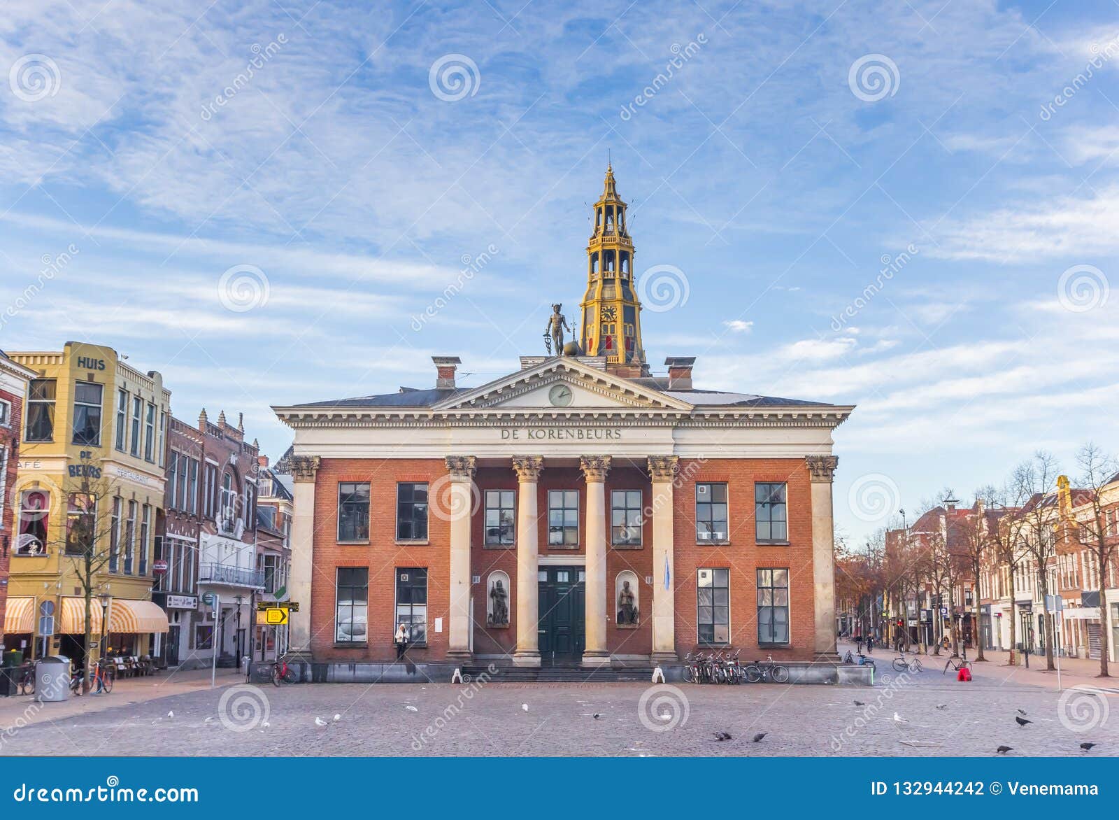 Grain Exchange Building at the Fish Market Square in Groningen ...