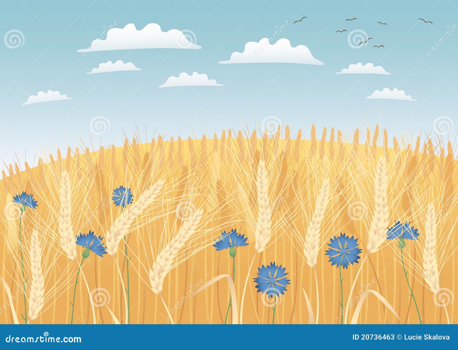 Wheat Field Clipart Free