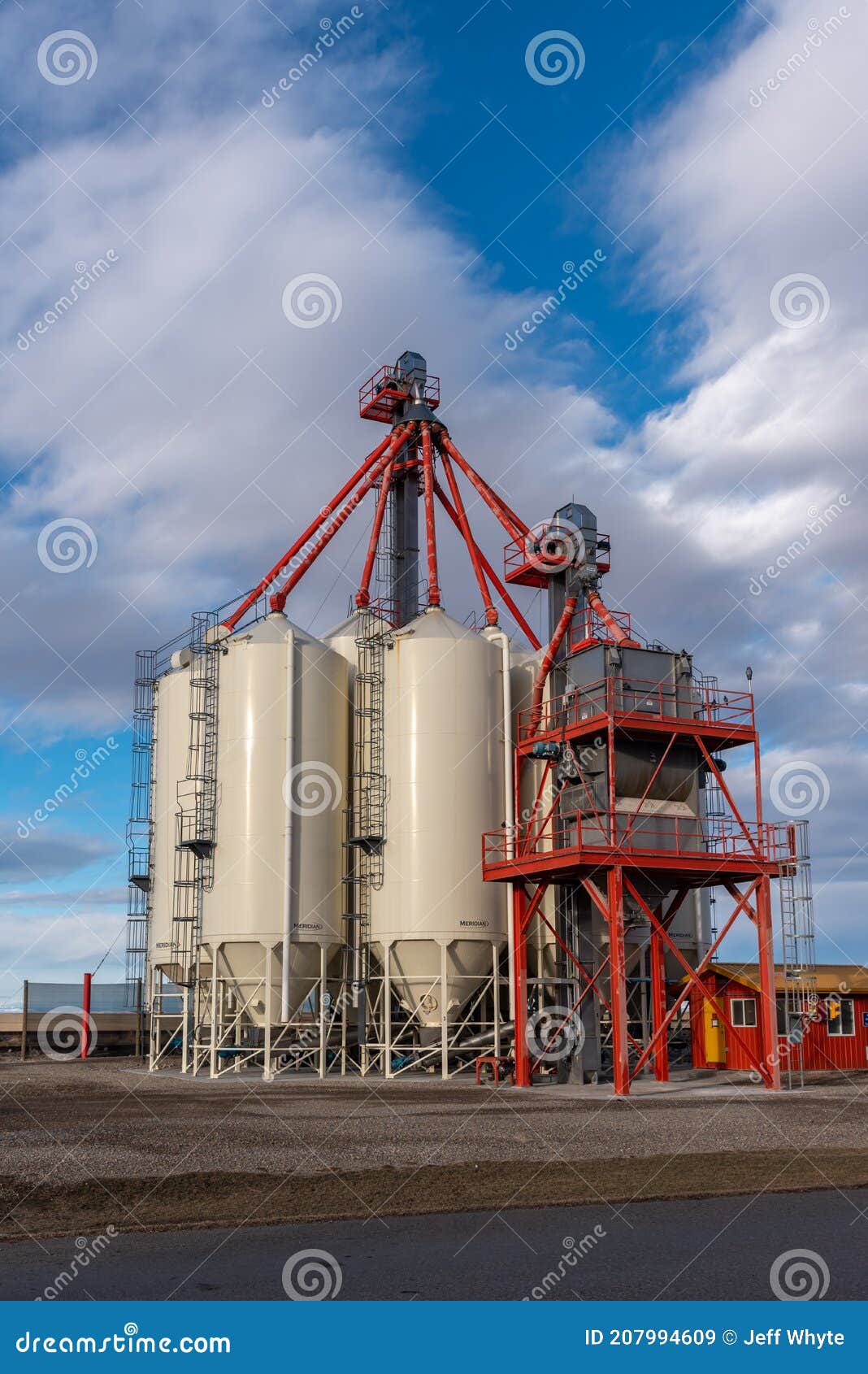 Grain Handling Facility, Alberta Editorial Photo | CartoonDealer.com ...