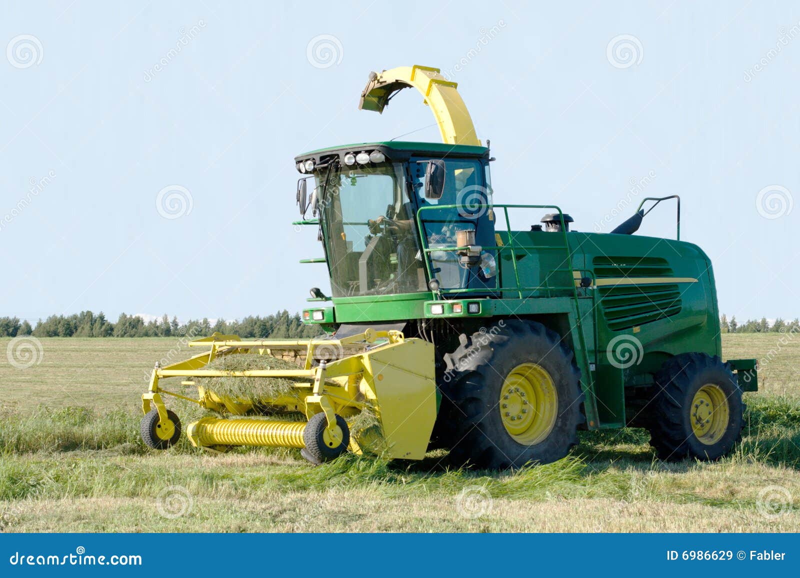Grain harvester combine stock image. Image of heaven, shortness - 6986629