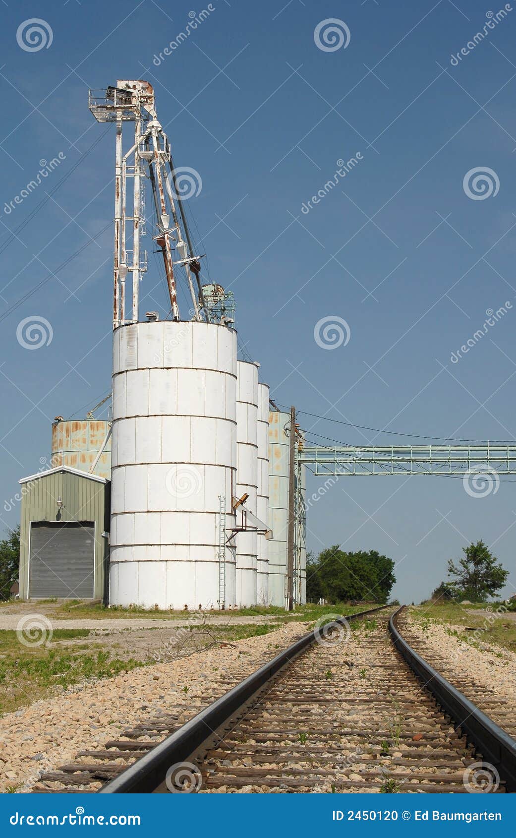 Grain Head 3 stock photo. Image of grain, catwalk, ladder - 2450120