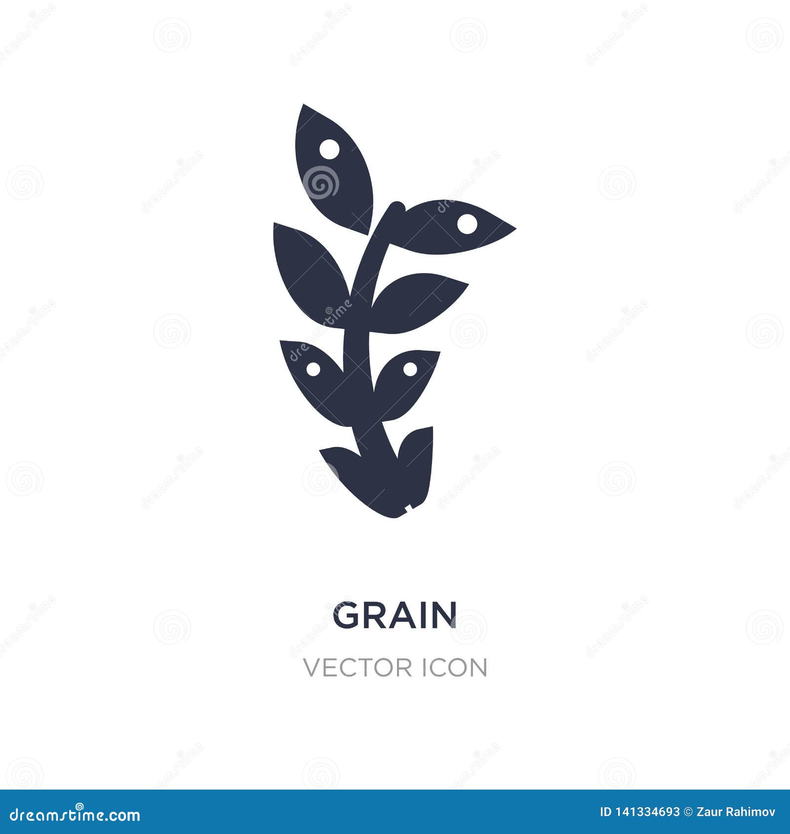 Grain Icon on White Background. Simple Element Illustration from Drinks ...
