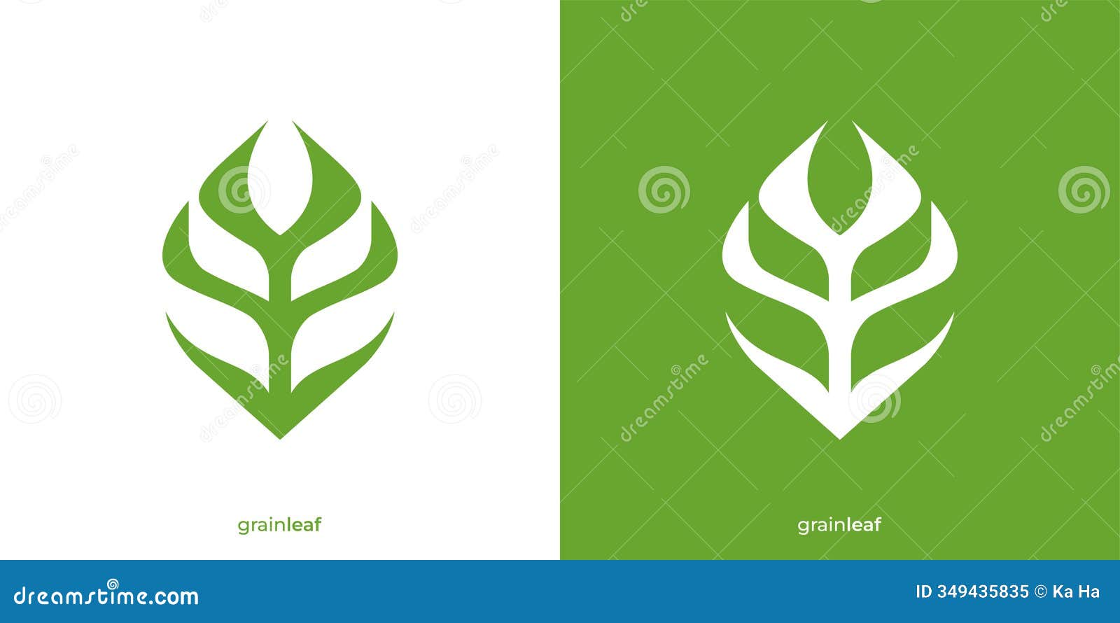 Creative Wheat Farm Logo Design. Grain Leaf Rice Farm Icon Graphic ...