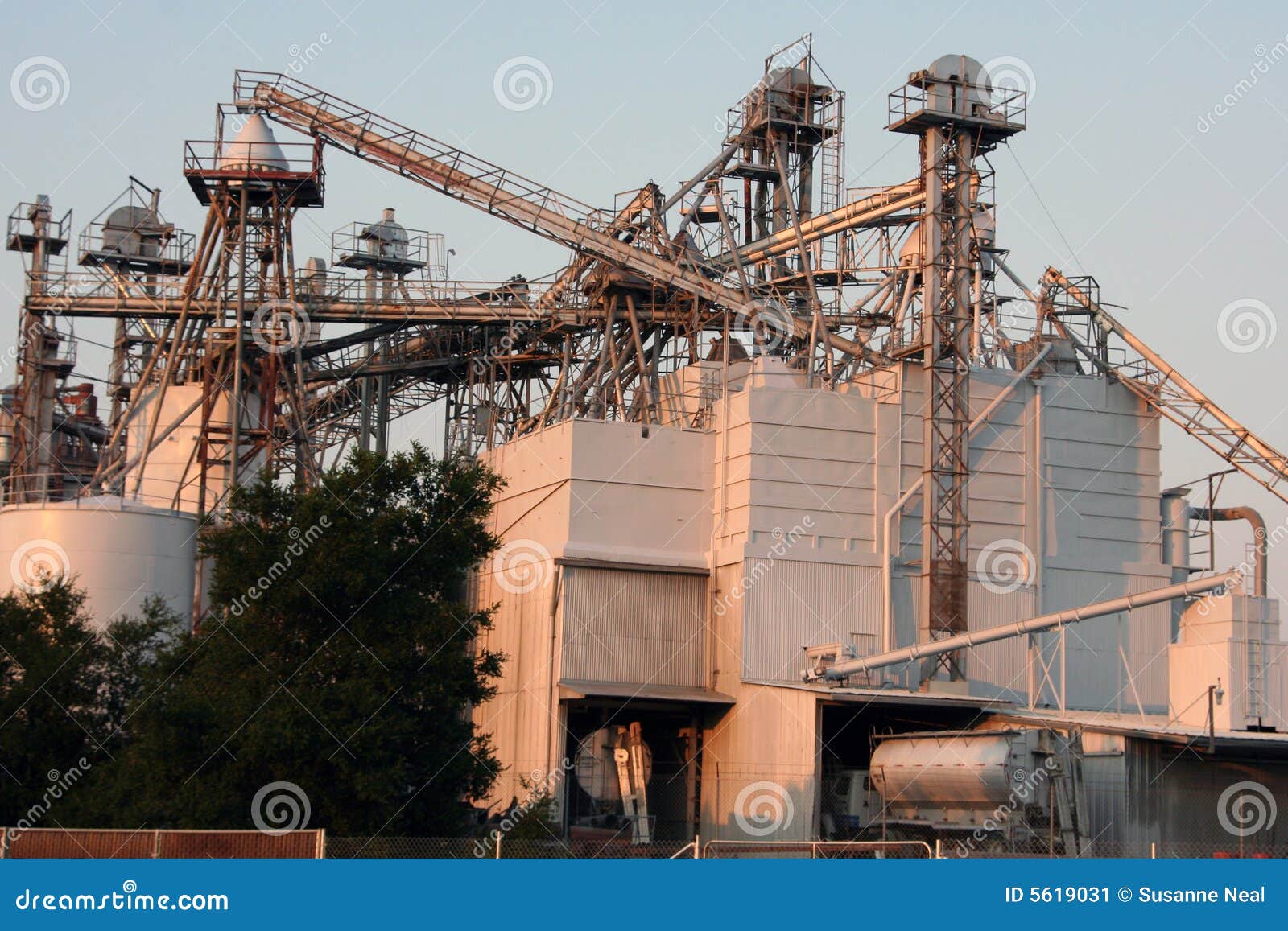 A Grain Mill Or Factory Stock Photo | CartoonDealer.com #17932740