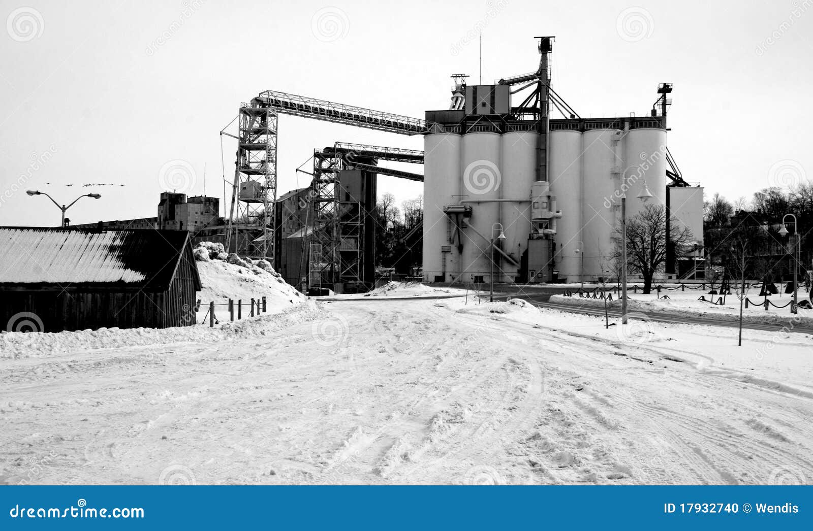A grain mill or factory stock photo. Image of grain, agricultural ...