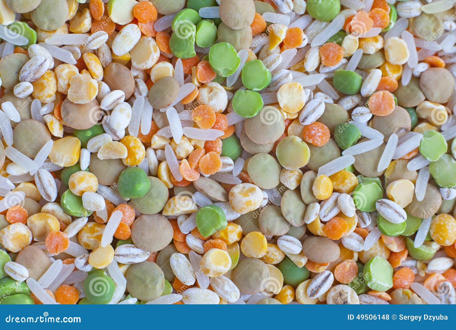 Grain mix stock photo. Image of rice, closeup, texture - 49506148