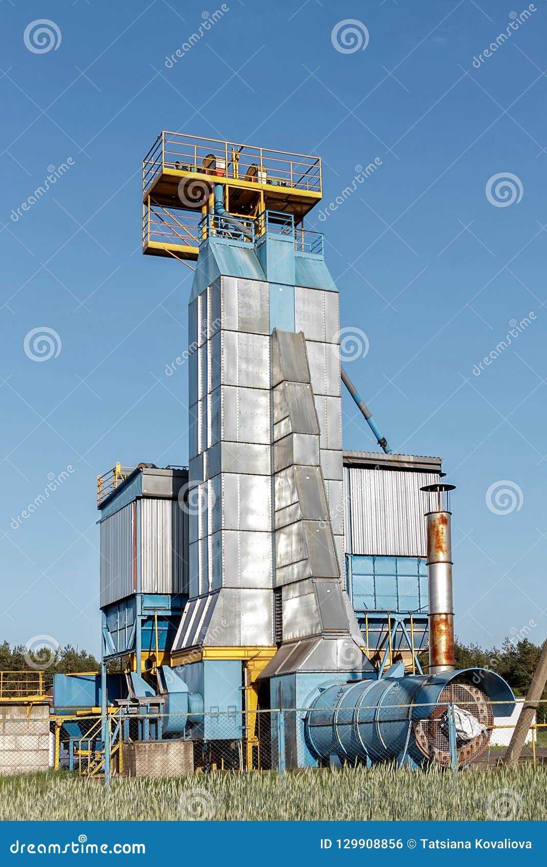 Grain Processing Complex Intended for Coarse Purification, Drying Up ...
