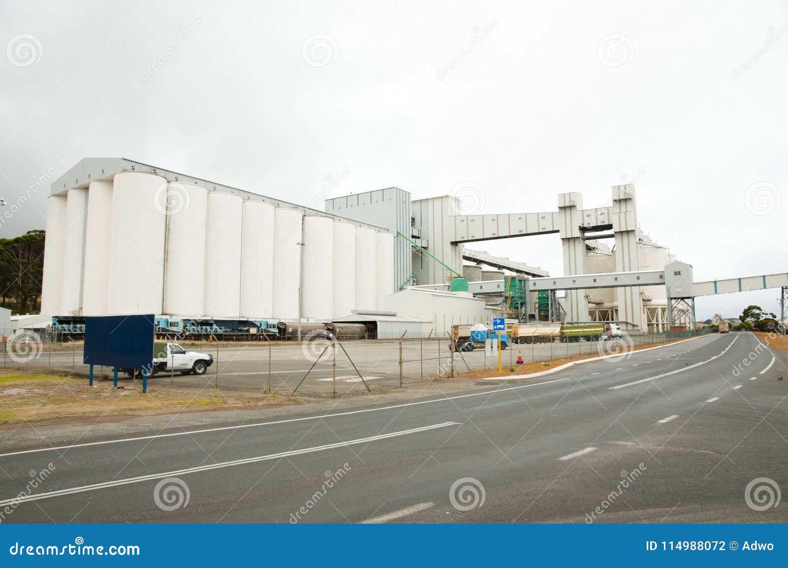 Grain Processing Factory stock photo. Image of australia - 114988072