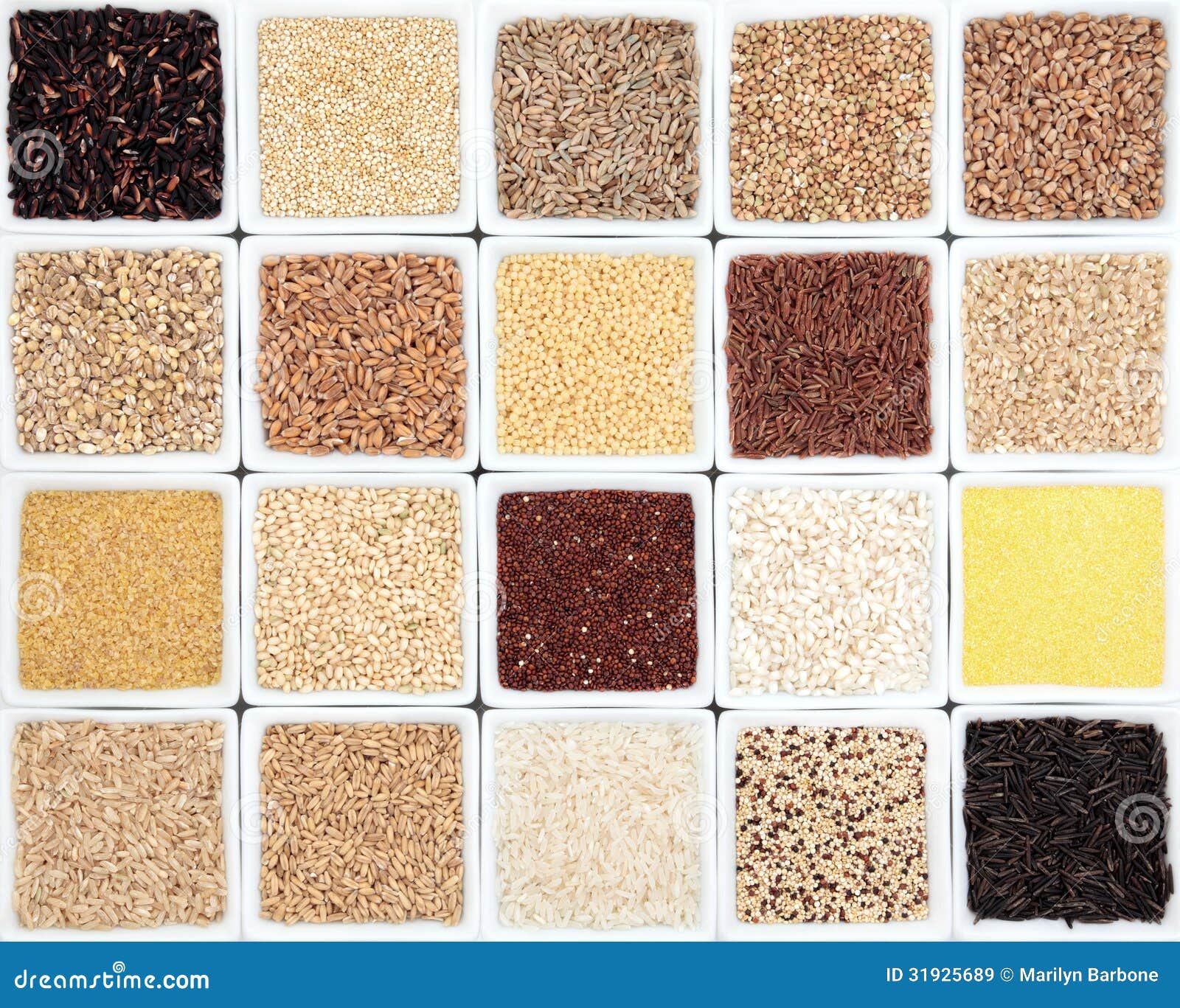 Grain Sampler stock image. Image of risotto, spelt, patchwork - 31925689