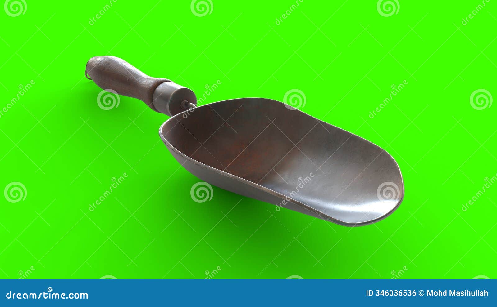 Grain Scoop with Green Background Stock Photo - Image of cereal ...