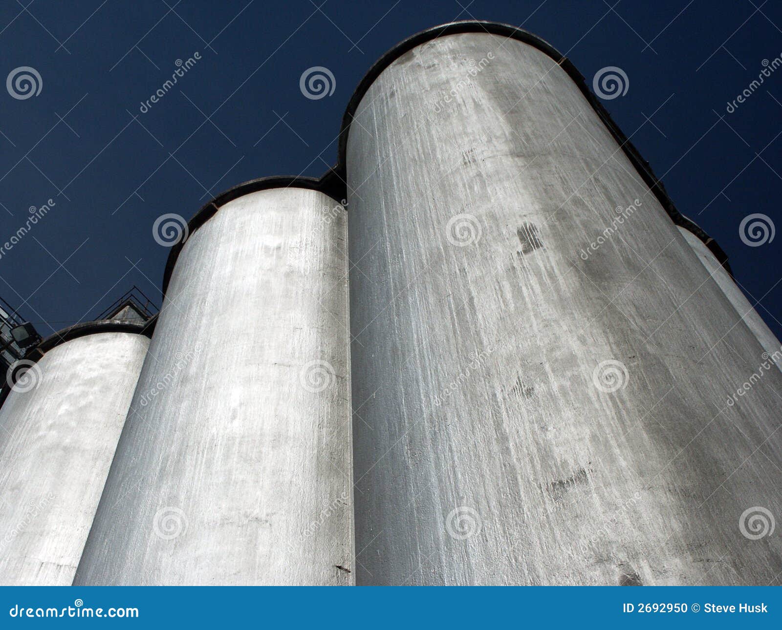 Grain Silo Chute And Ladder Royalty-Free Stock Photo | CartoonDealer ...