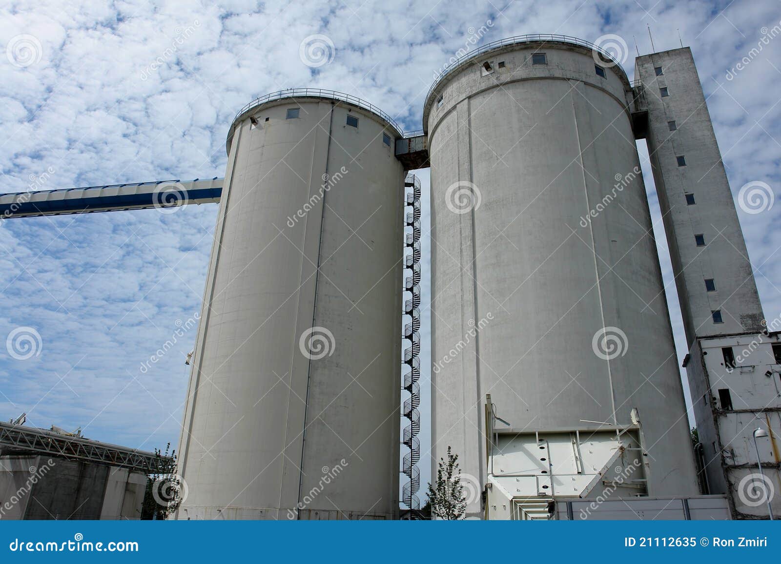 Grain Silo Storage. Royalty-Free Stock Photography | CartoonDealer.com ...