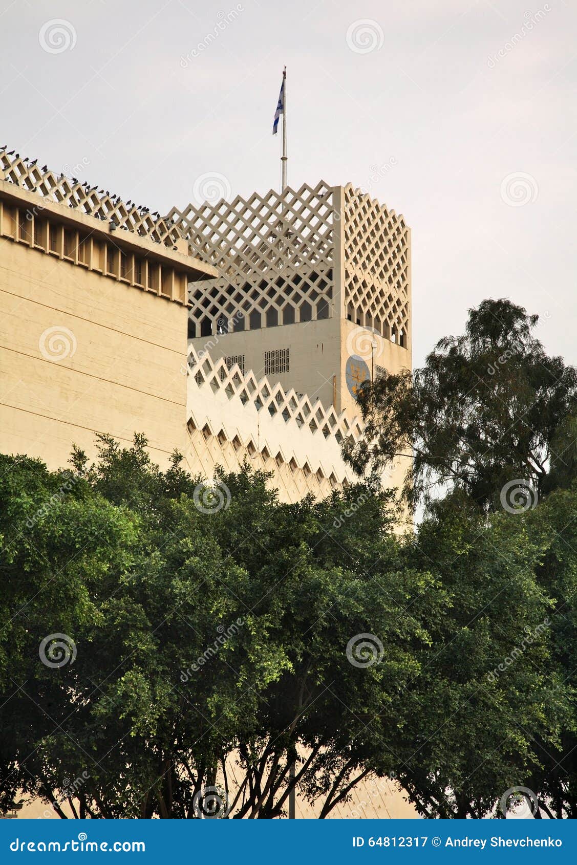 Grain Silo Dagon in Haifa. Israel Stock Image - Image of facade ...