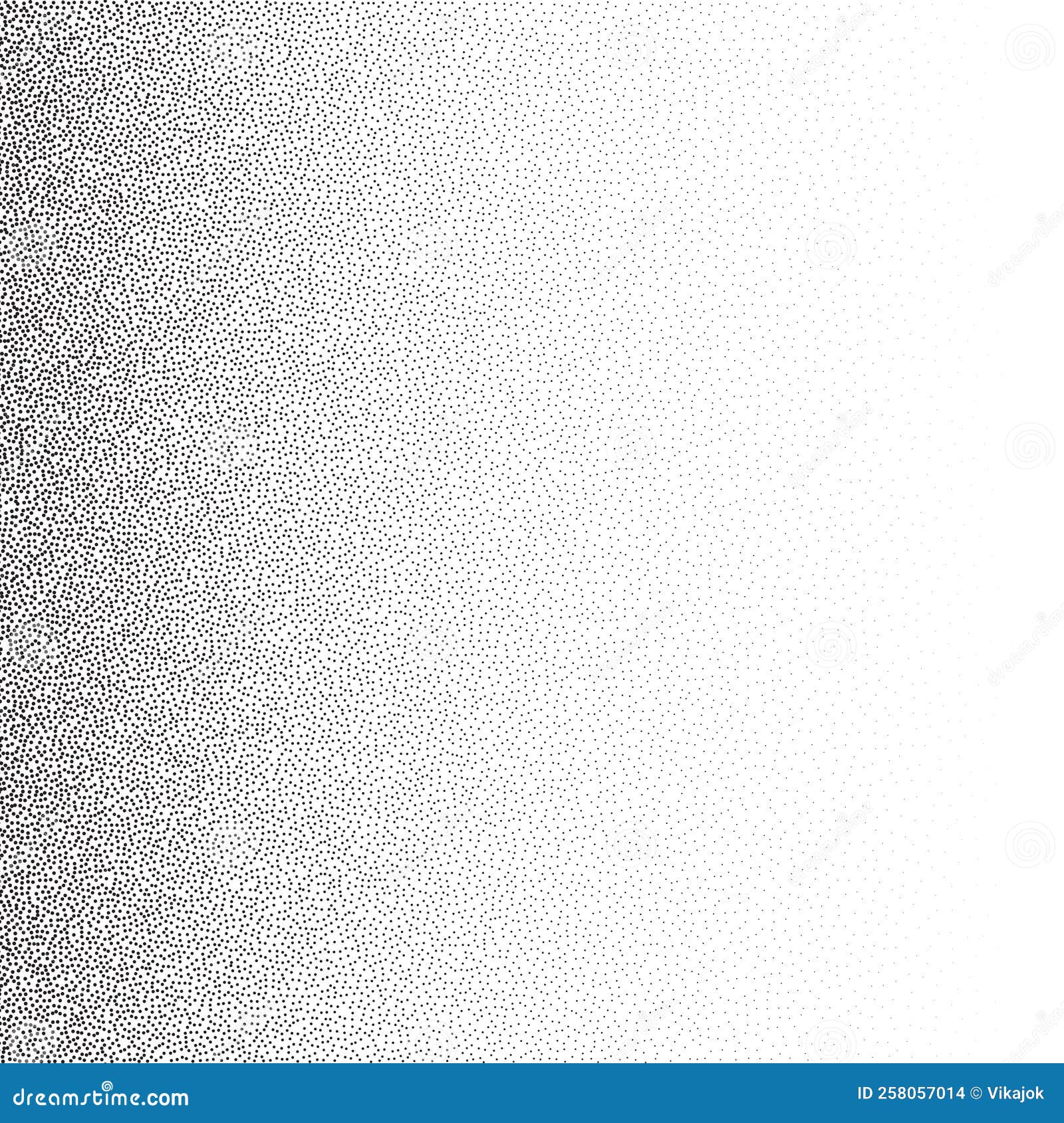 Grain Stippled Gradient. Faded Stochastic Dotwork Texture. Random ...