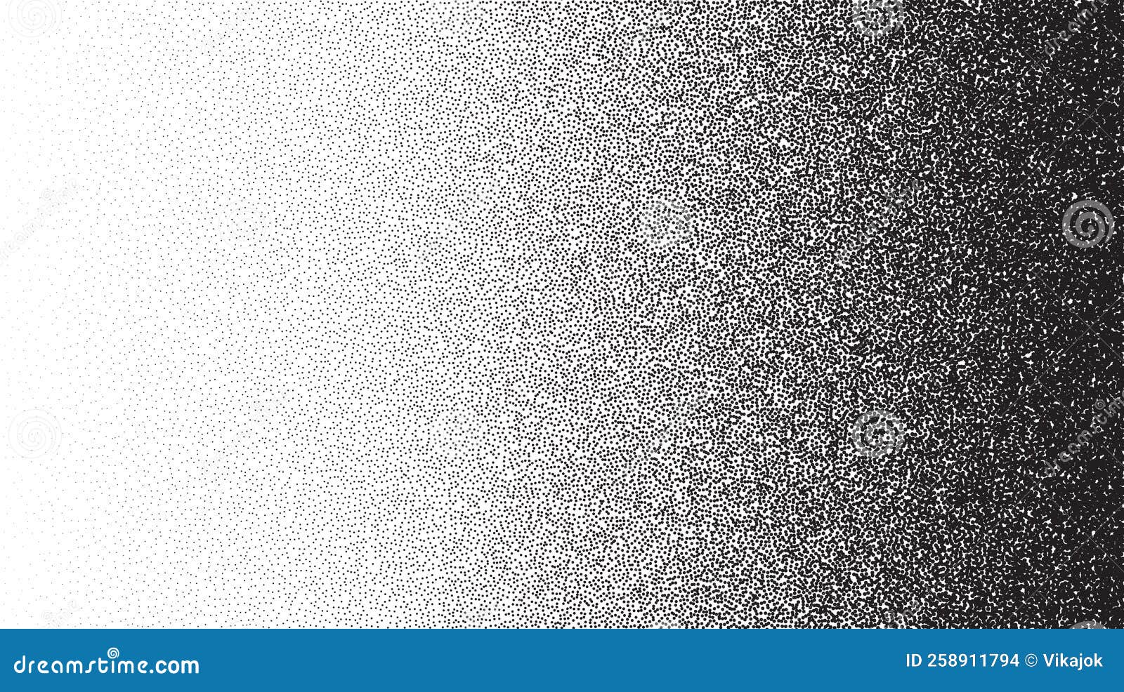Grain Stippled Gradient. Faded Stochastic Dotwork Texture. Random ...