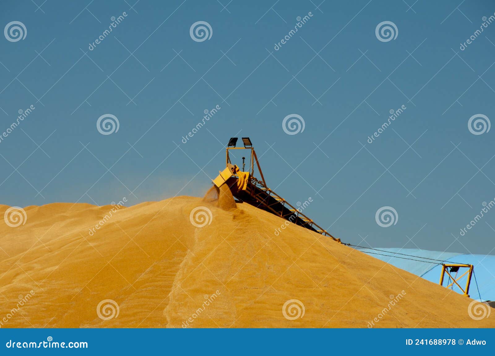 Grain Storage stock photo. Image of handlers, australia - 241688978