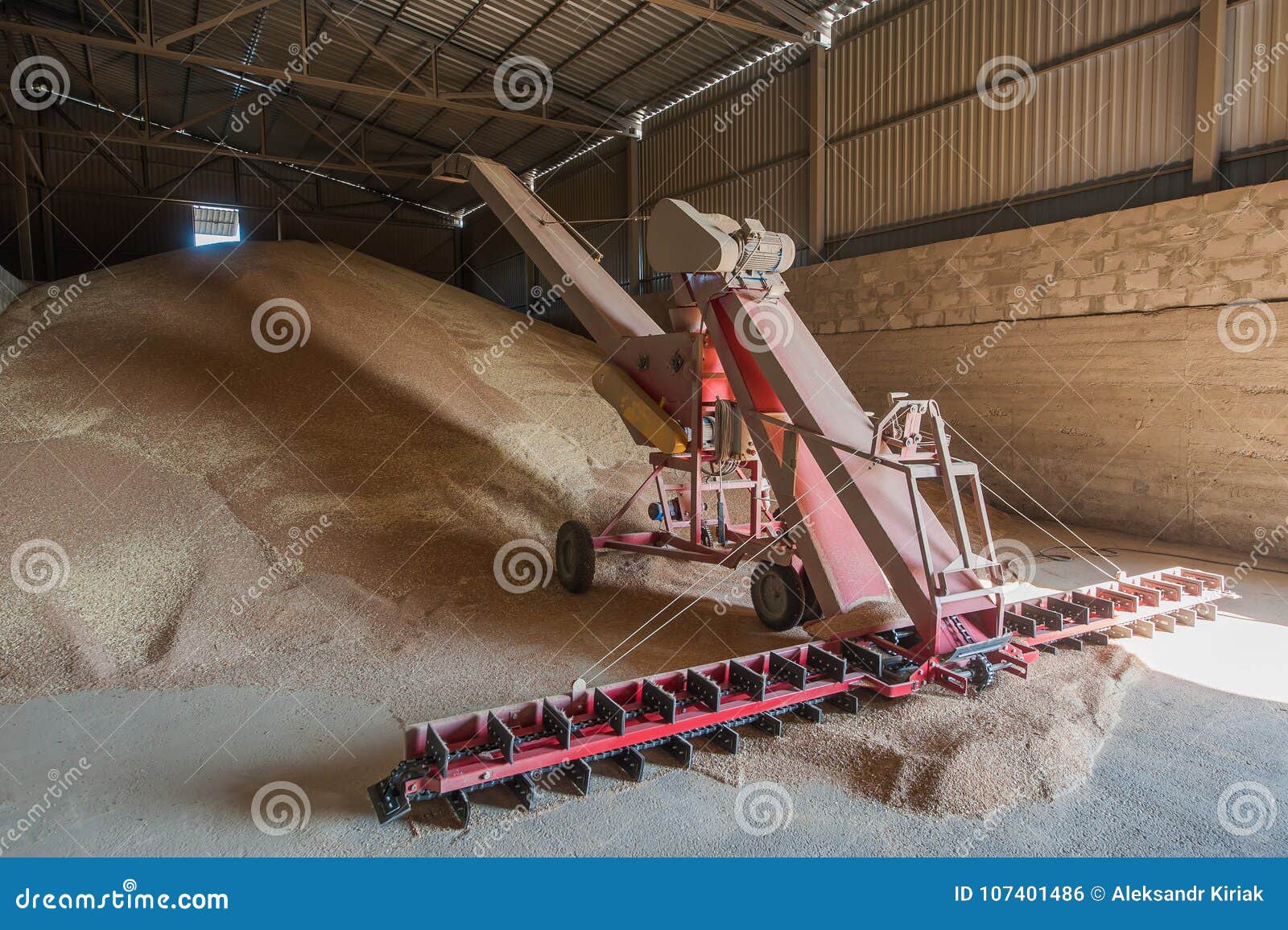 Grain Storage Processing Agro Elevator Stock Photo - Image of plant ...