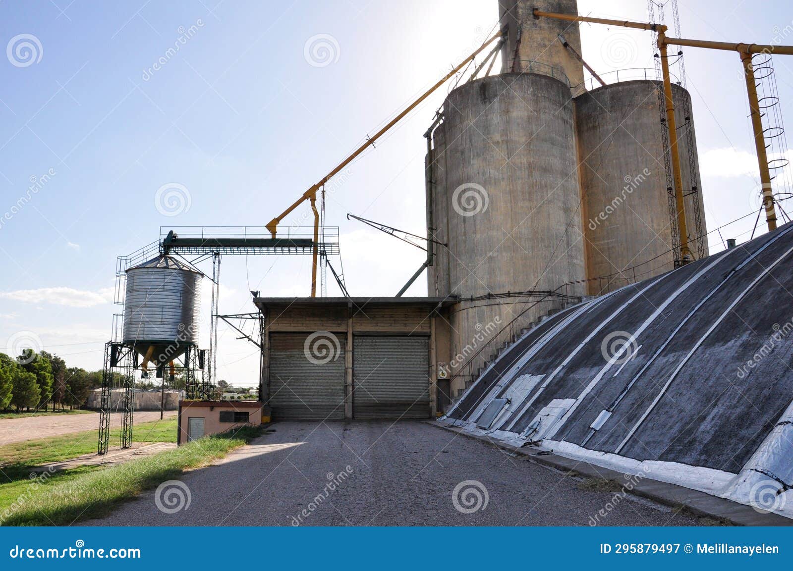 Storage Silo Complex Royalty-Free Stock Photo | CartoonDealer.com ...