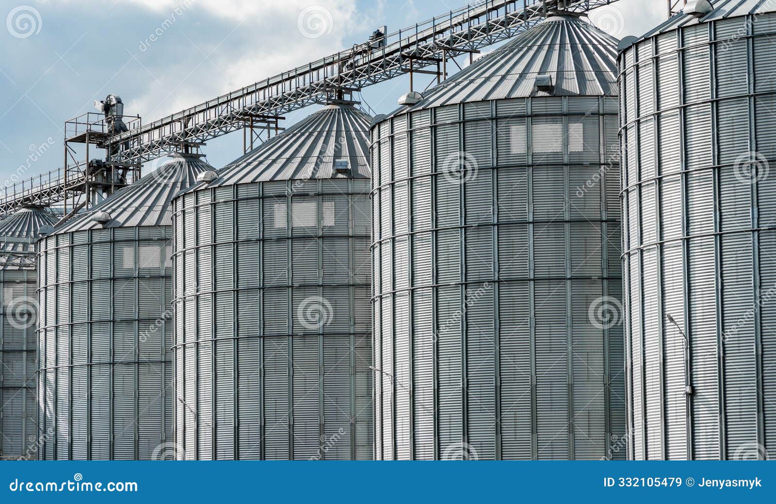 Grain Storage. Silos for Storage and Drying of Grains, Wheat, Corn, Soy ...