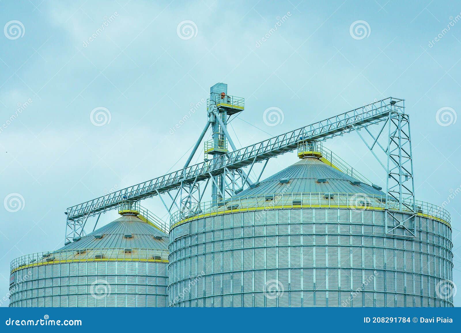 Grain Storage Silos, Industrial Structure, Agribusiness, Monoculture ...