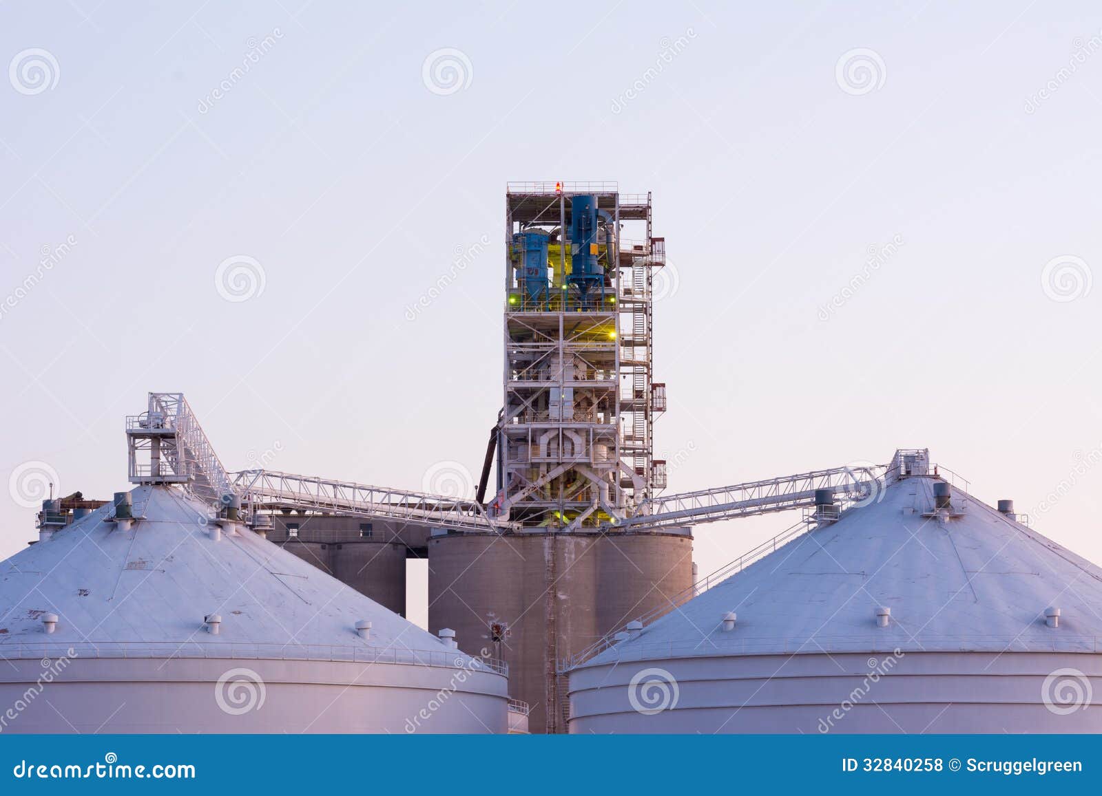 Grain Terminal stock photo. Image of structure, technology - 32840258