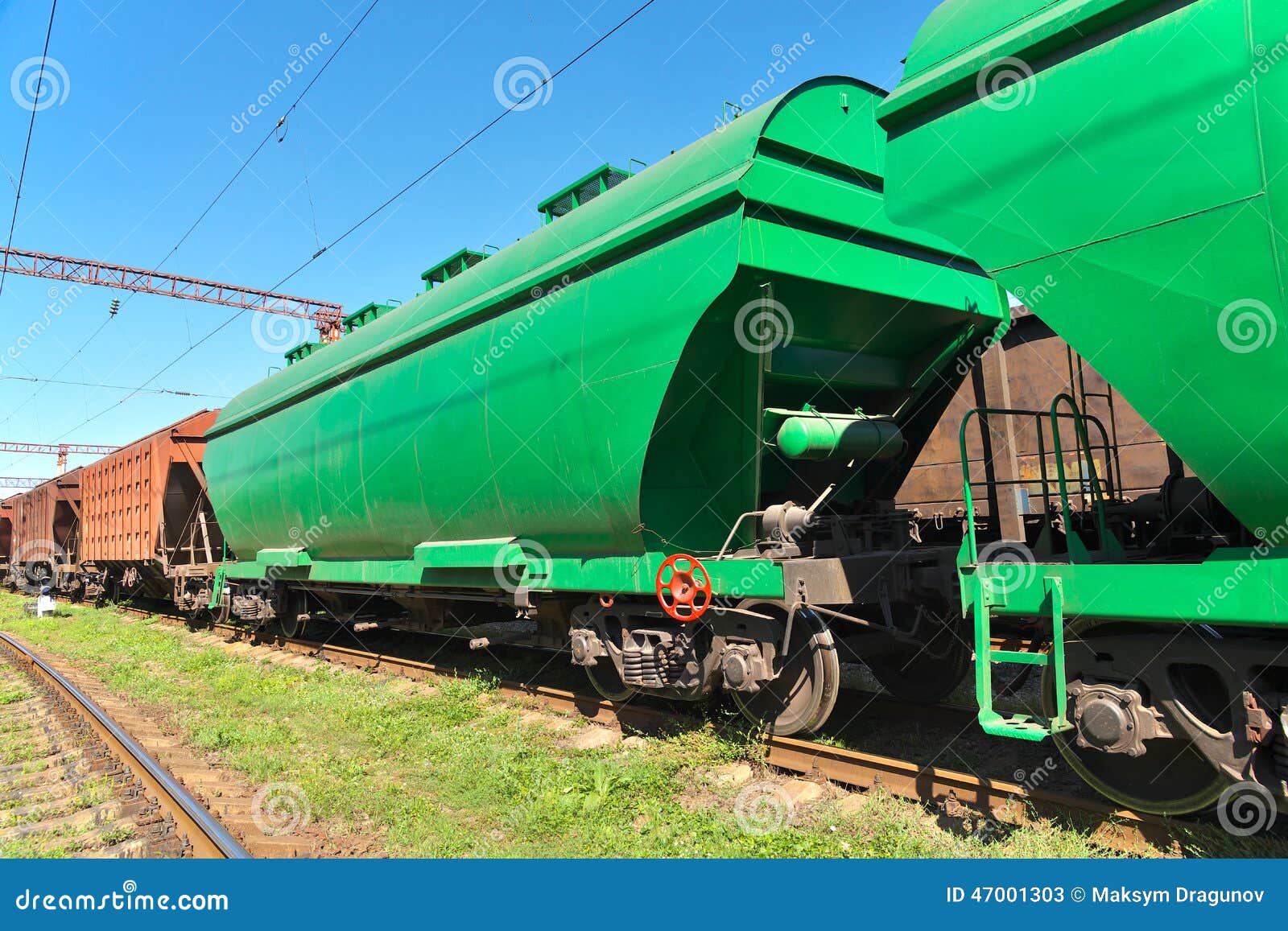 Grain transportation stock image. Image of cargo, rail - 47001303