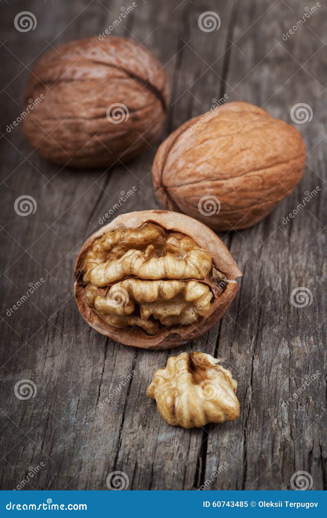 Grain walnut on a wood stock image. Image of grain, group - 60743485