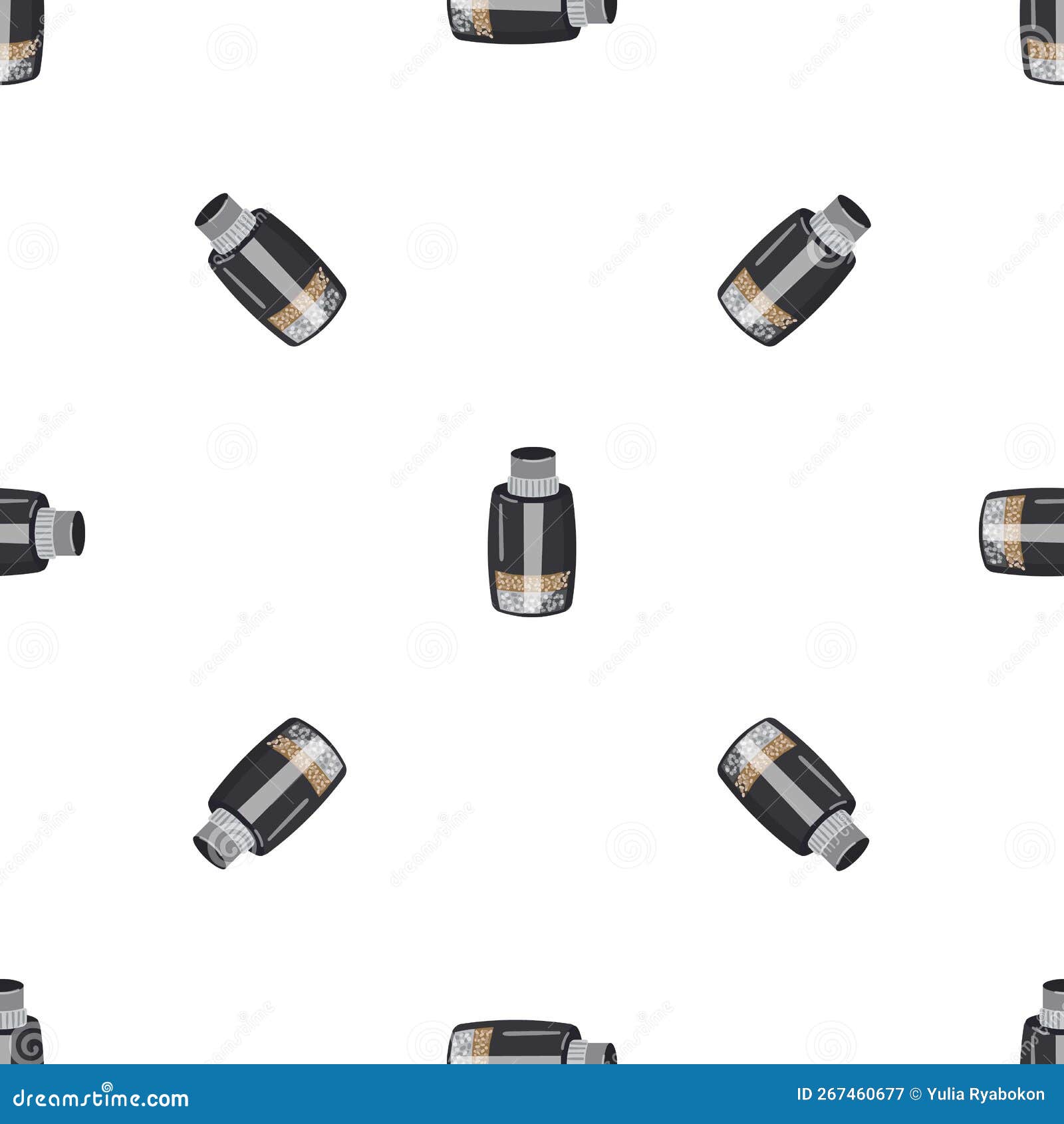 Grain Water Filter Pattern Seamless Vector Stock Vector - Illustration ...