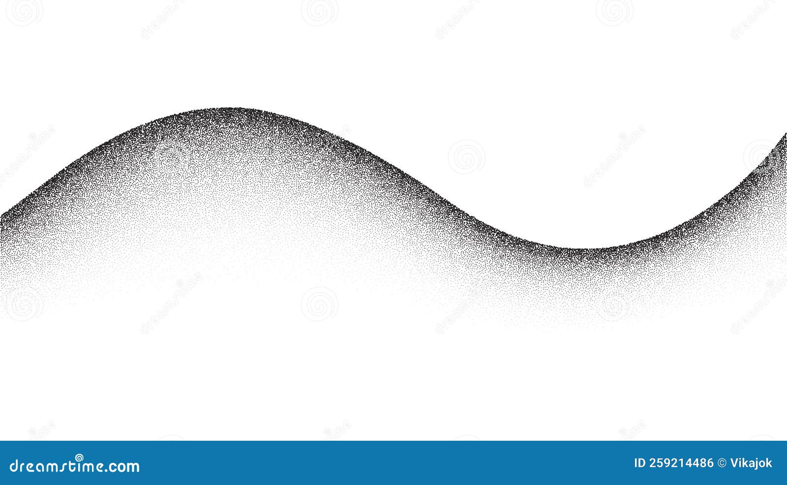 Grain Wave Background. Stippled Texture Hills. Abstract Landscape in ...