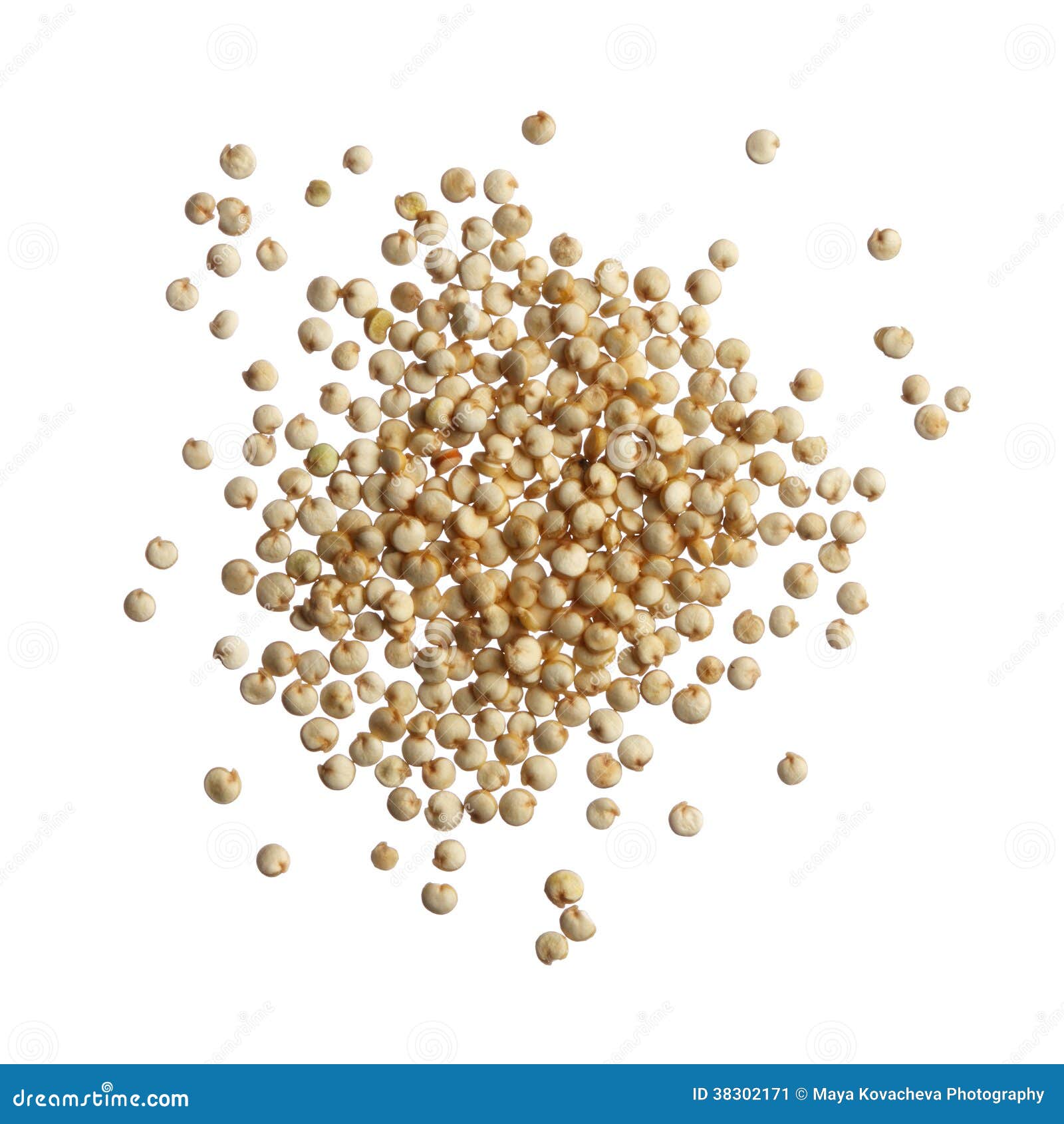 Graines De Quinoa D'isolement Sur Le Fond Blanc Image stock - Image du ...