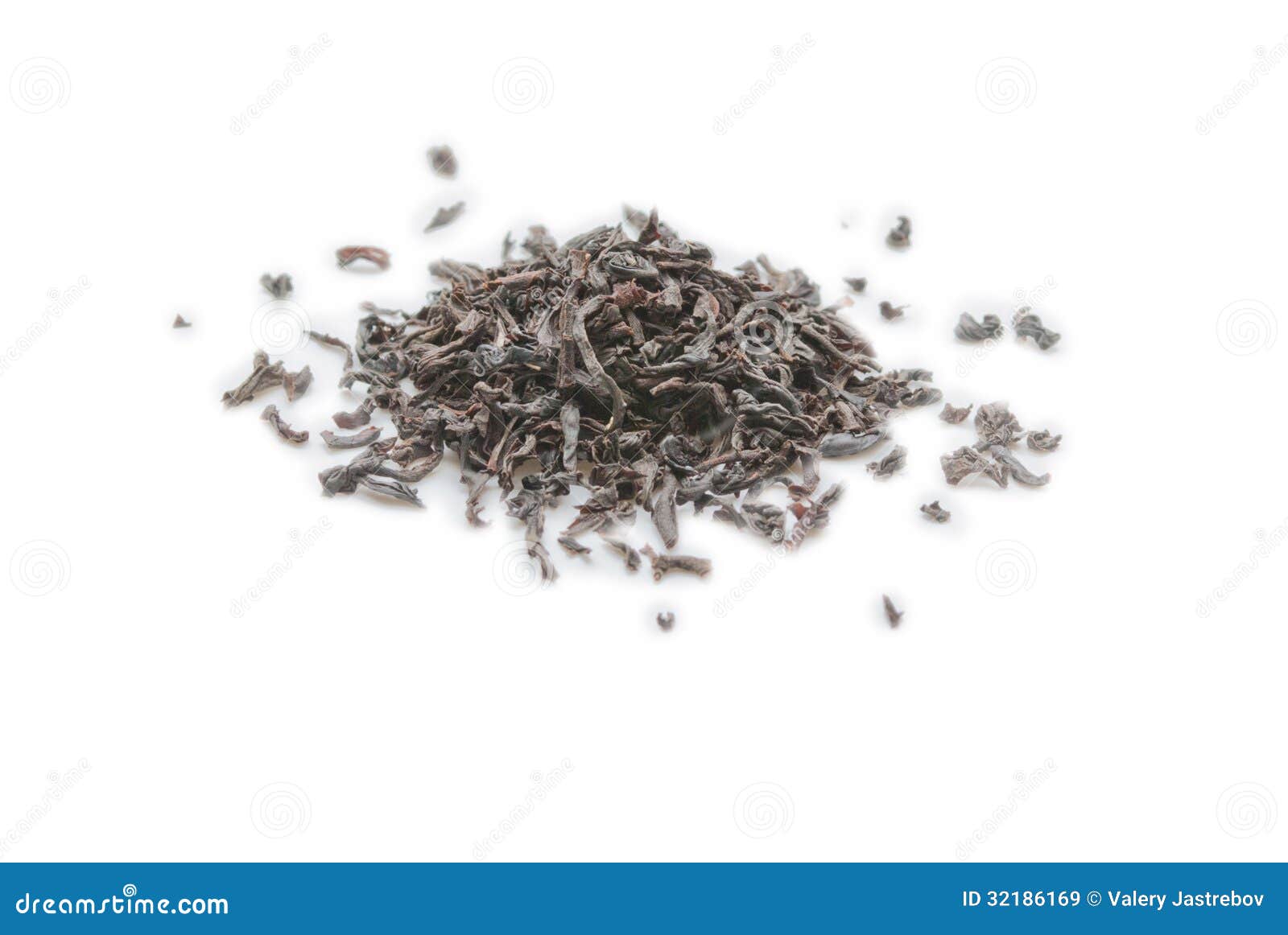 Grains of black tea stock image. Image of isolated, white - 32186169