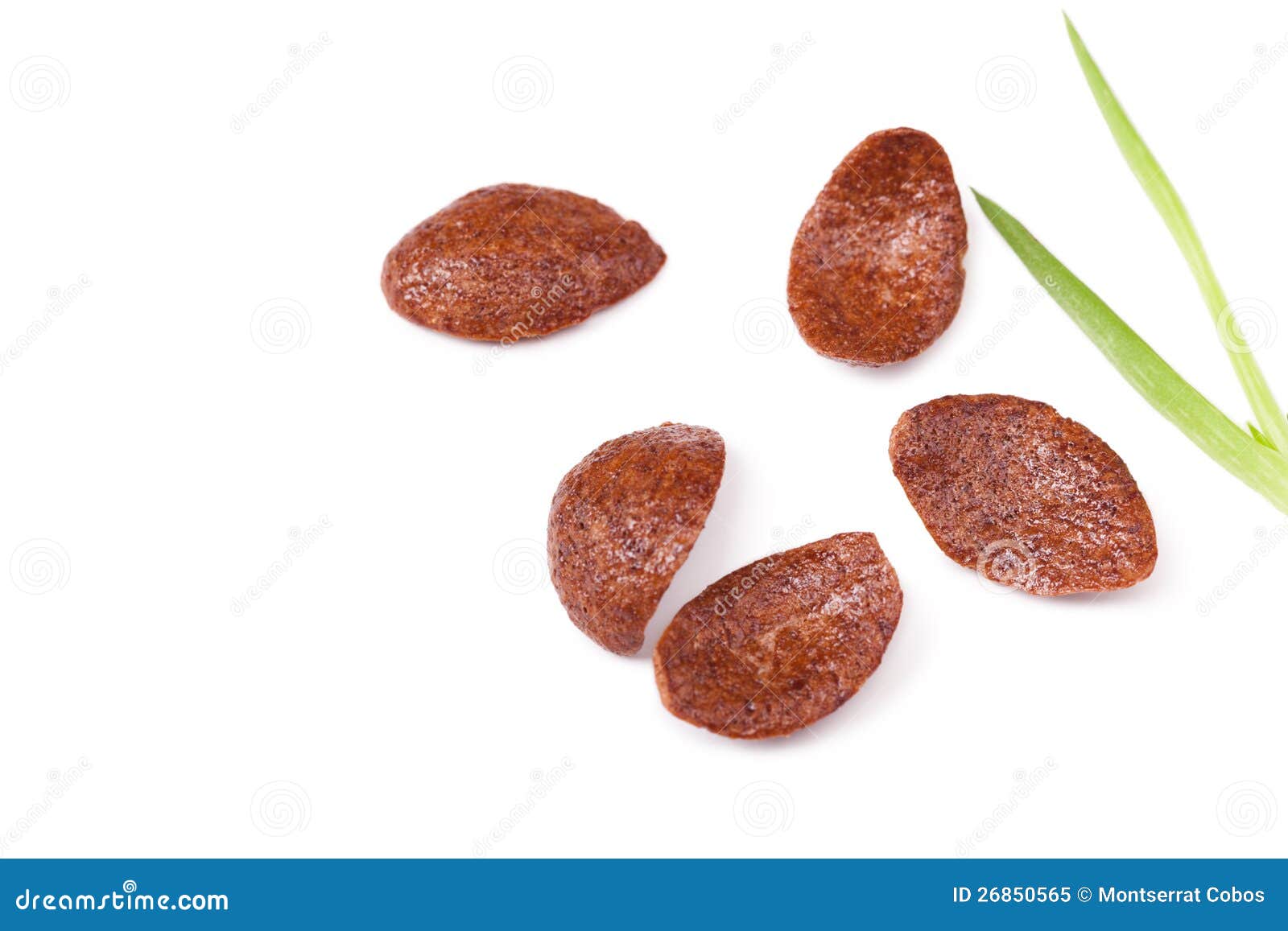 Grains of Chocolate Cereal on White Stock Image - Image of healthy ...