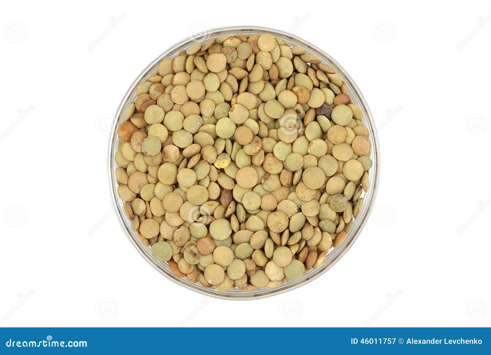 Grains Lentils in a Glass Container Stock Image - Image of container ...
