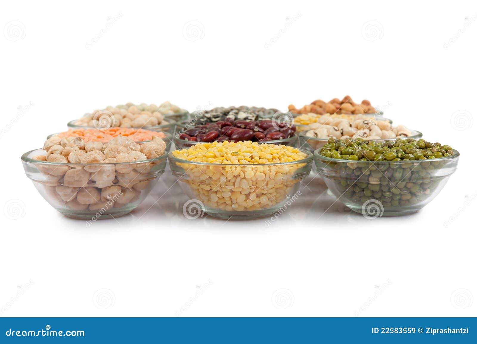 Grains pulses and beans stock image. Image of lentils - 22583559