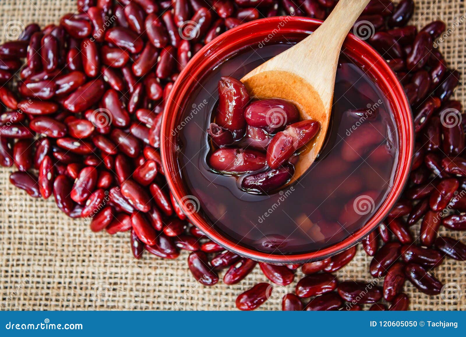 Grains red beans. stock photo. Image of seed, nature - 120605050