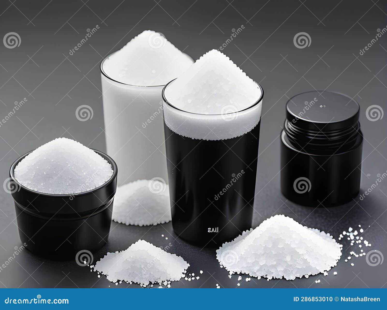 Grains Salt Background Shot Focus Sharp Stock Illustration ...