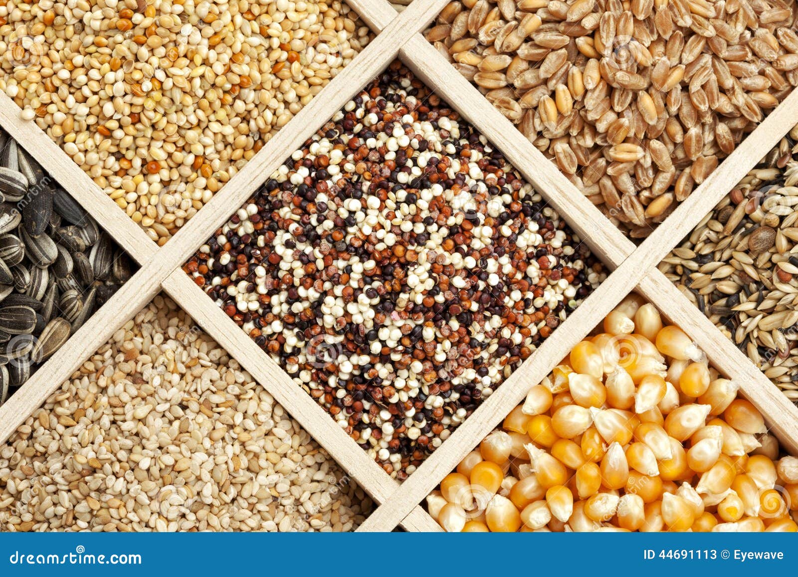 Grains and Seeds Background Stock Image - Image of organic, agriculture ...