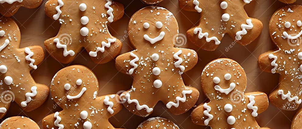 A Brown Gingerbread Pattern Gradient Wallpaper Stock Illustration ...