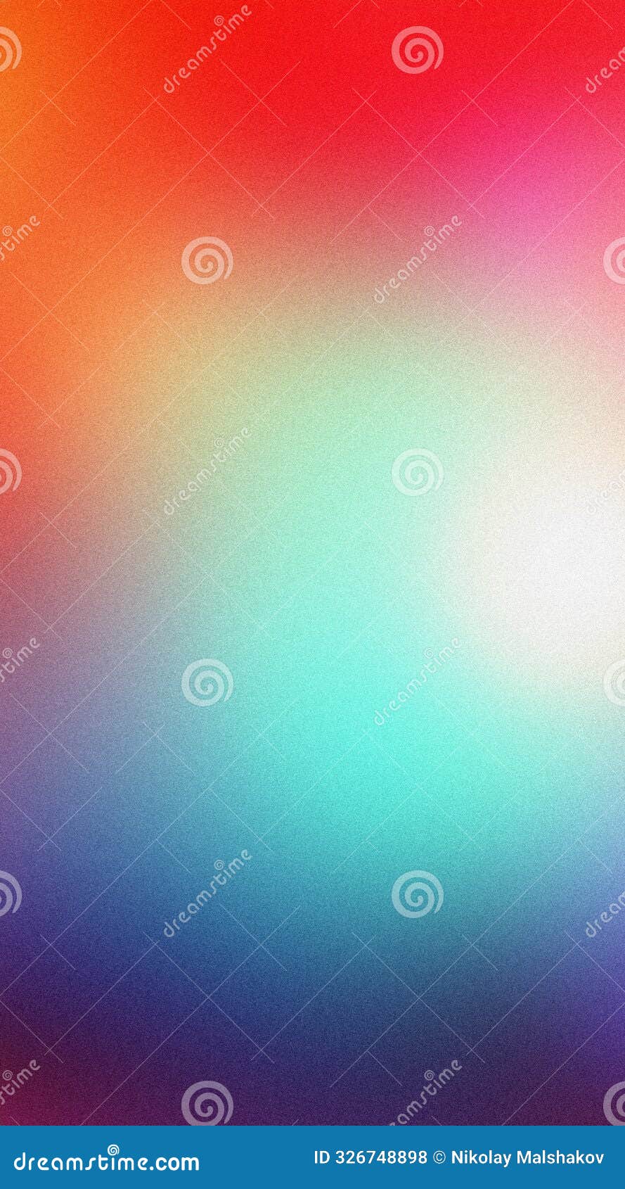 Grainy Gradient Background Fading from Red To Blue Stock Photo - Image ...