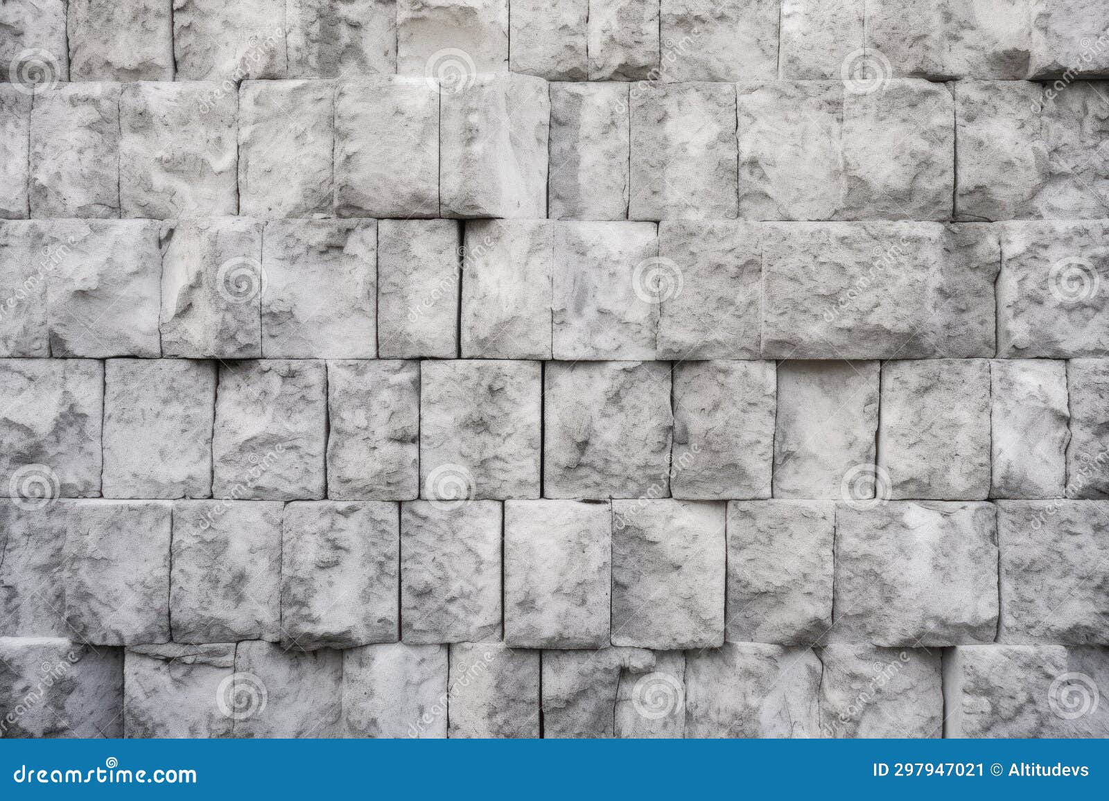 Grainy, Rough Faced Concrete Block Stock Image - Image of grainy, stone ...