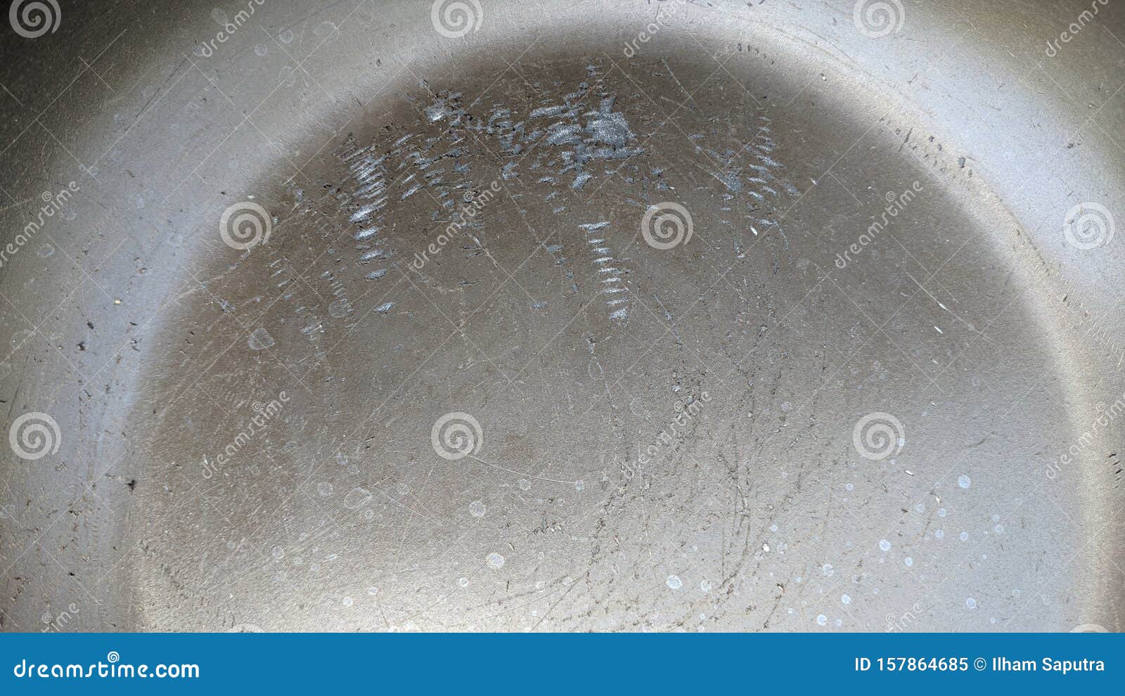 Grainy Surface of the Pan Texture Metal Background Stock Image - Image ...