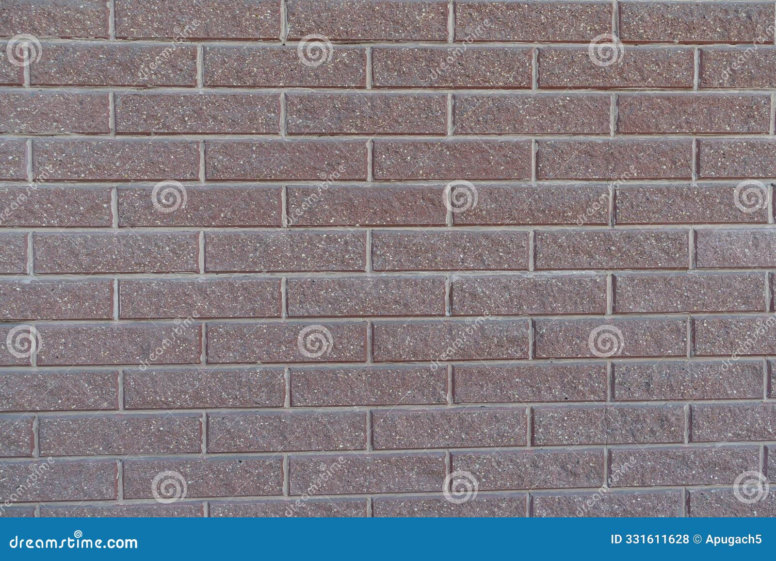 Grainy Surface of Pink Split Face Brick Veneer Wall with Stretcher Bond Stock Photo - Image of ...
