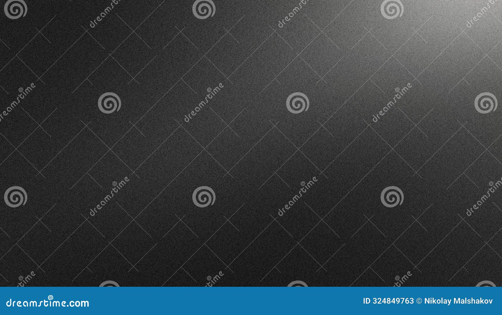 Grainy Texture on Black Background with Fading Light Spot at the Top ...