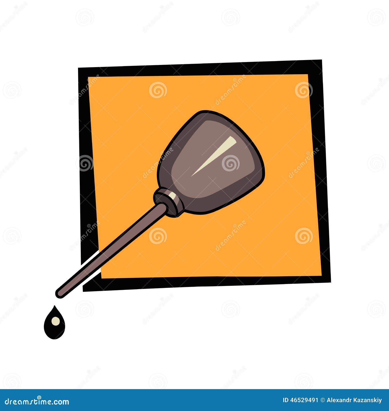 Graisseur illustration de vecteur. Illustration du graissage - 46529491